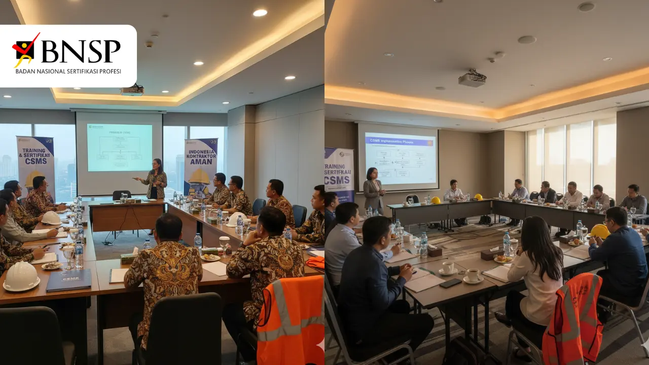 Training dan Sertifikasi CSMS BNSP (Contractor Safety Management System ...